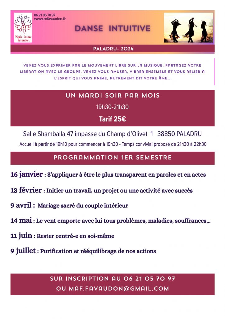 Danse intuitive - Marie-France-Favaudon
